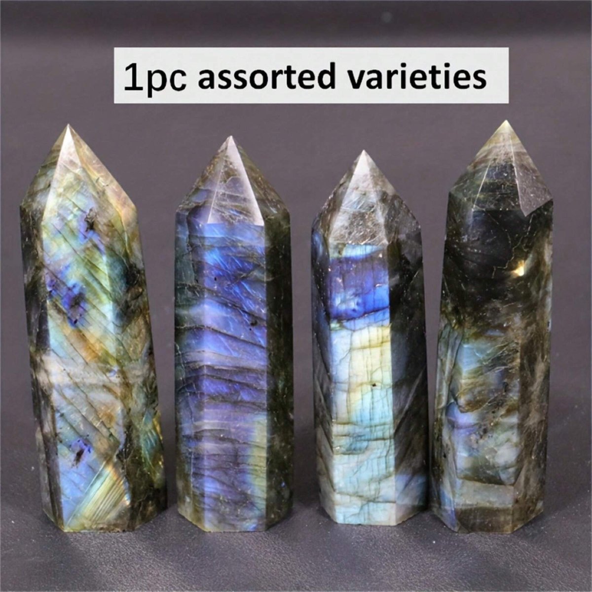 Blue Moonlight Natural Crystal Pillar, Natural Crystal Stone, Crystal ...