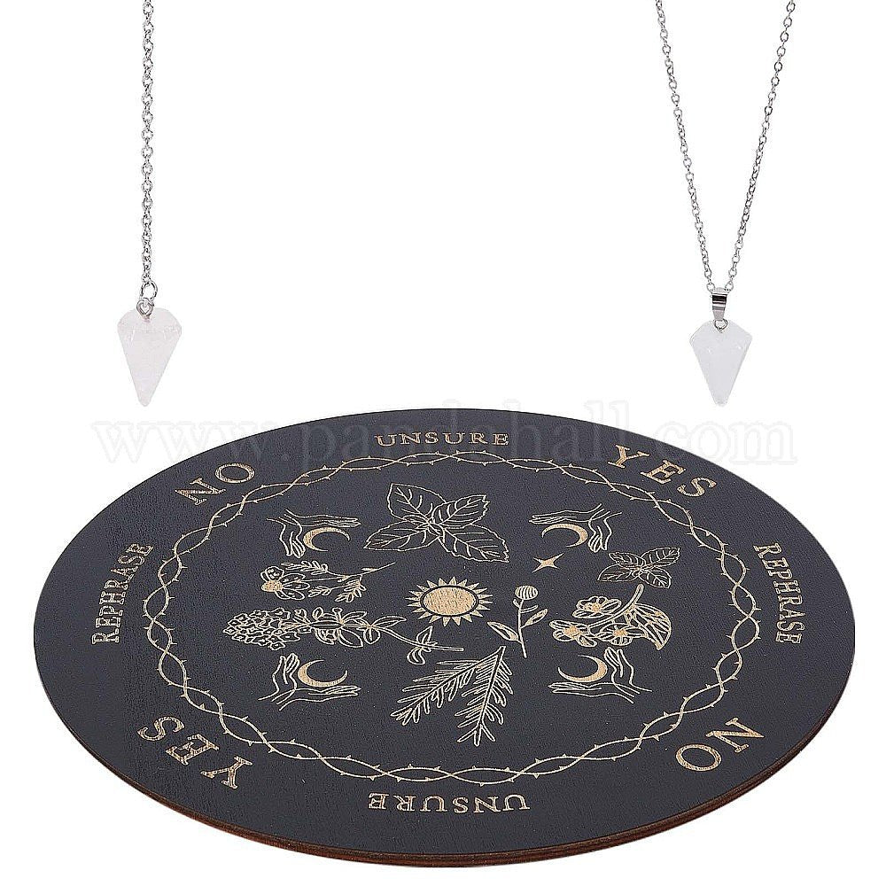 Plant Pattern Pendulum Board Dowsing Divination - Rassme