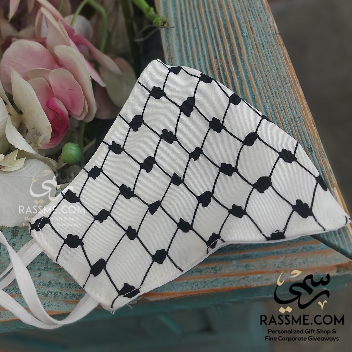 Palestine Face Mask keffiyeh Cloth كمامة فلسطينية - Rassme