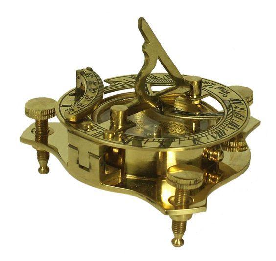 Personalized Astrolabe with Compass Solid Brass - Rassme