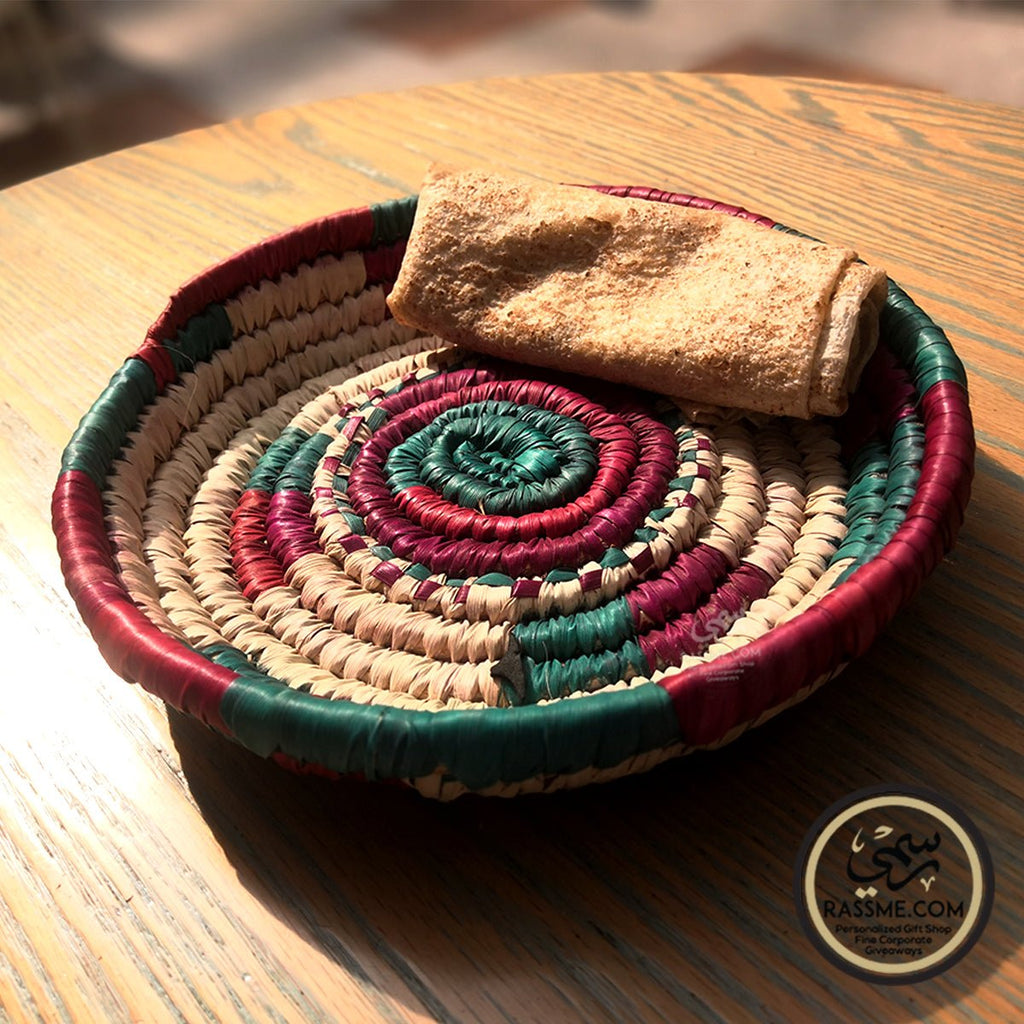 Handmade Woven Straw Tray - Rassme