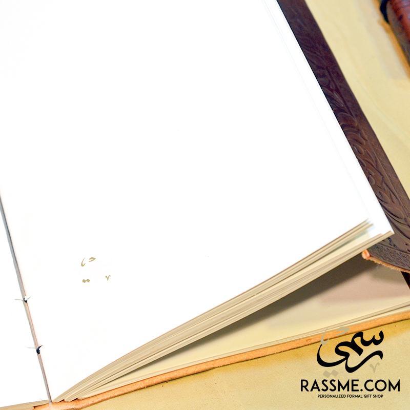 Leather Authentic Notebook Antique Paper - Free Engraving - Rassme