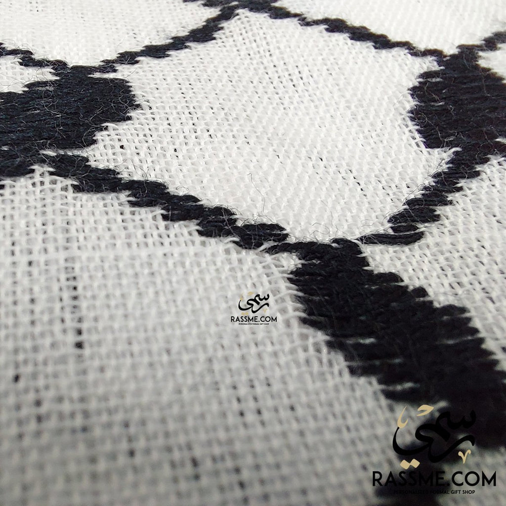 Palestinian Keffiyeh Kuffiyeh Shemagh Traditional Head Scarf Black And ...