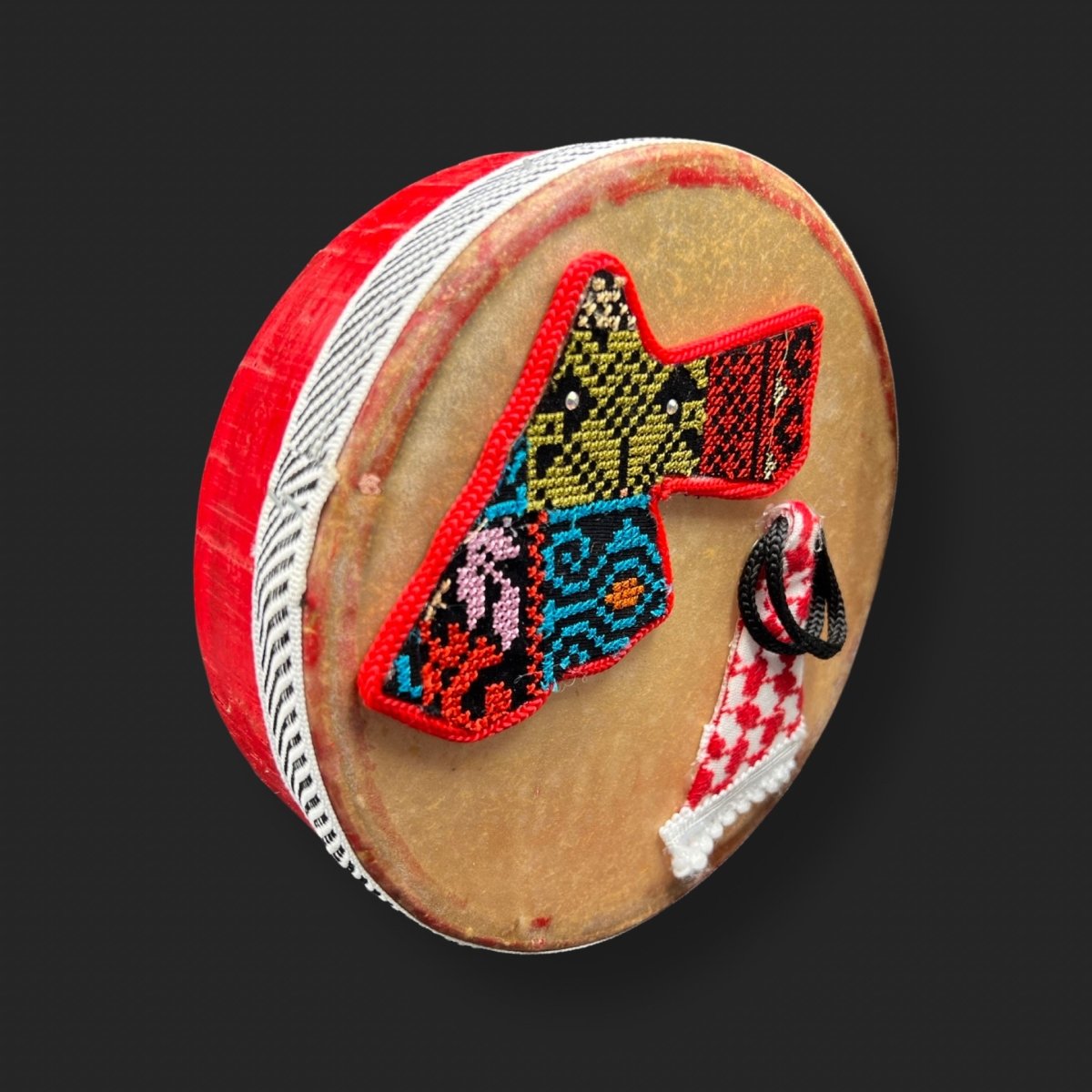 Handcrafted Daf Drum Goat and Wood Jordanian Style - Rassme