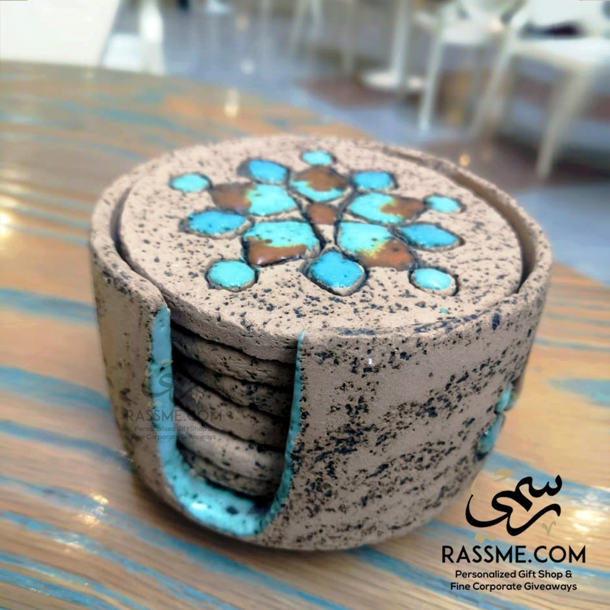 Handcrafted Nabateans Coasters Set - Rassme