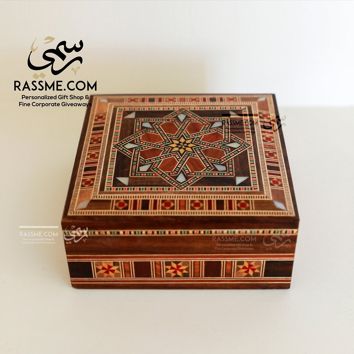 Handmade Damscus Mosaic / Arabesque Box - Rassme