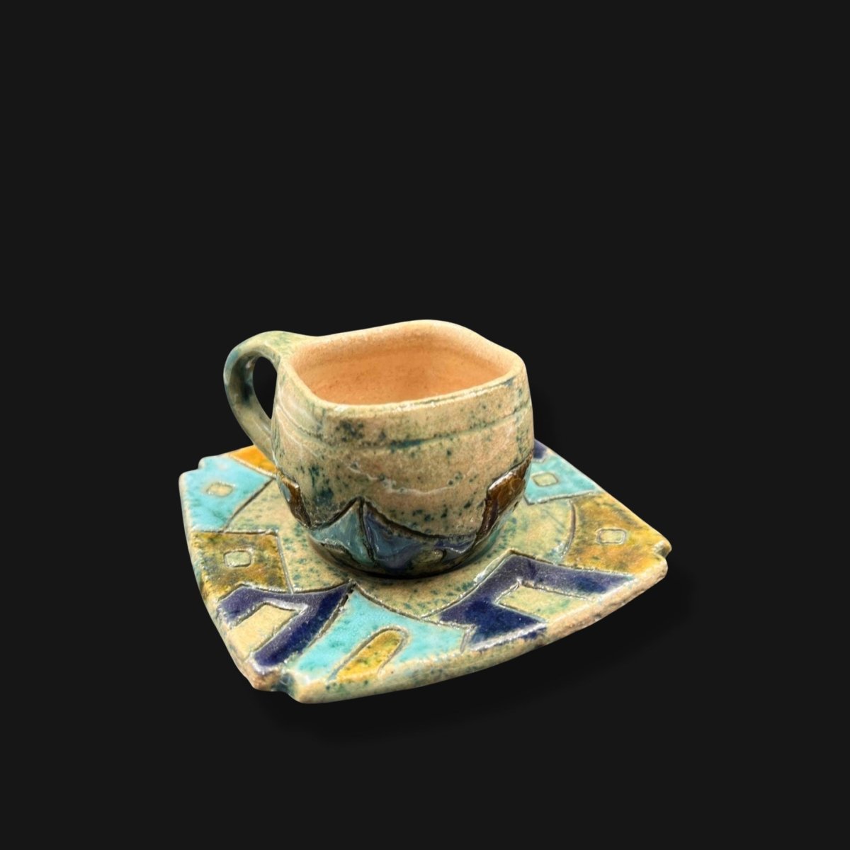 Handmade Dead Sea Mud Turkish Coffee Cup - Rassme