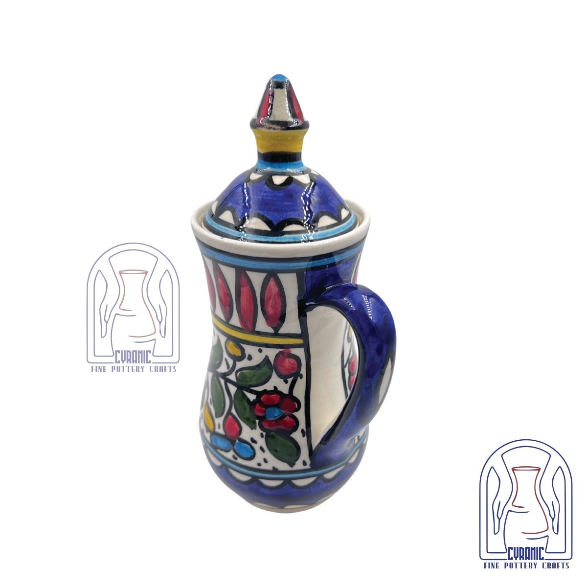 Hebron ceramic pottery Coffee Pot - Rassme
